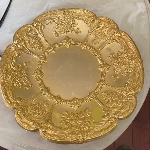 WMF- IKORA | Dining | Wmf Ikora 24k Goldplate Silver 2 Round Plate ...